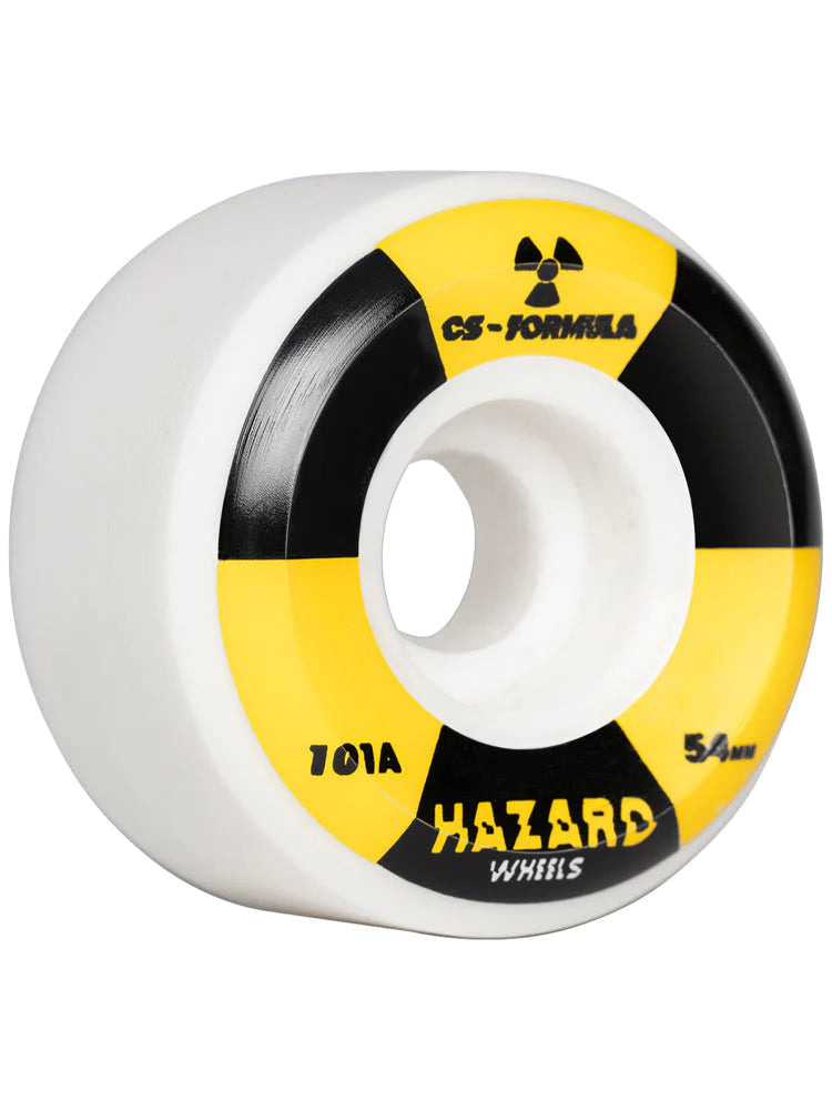 Hazard Wheels Hazard Radio Active Cs: Conical White Wheels – Shred Merch