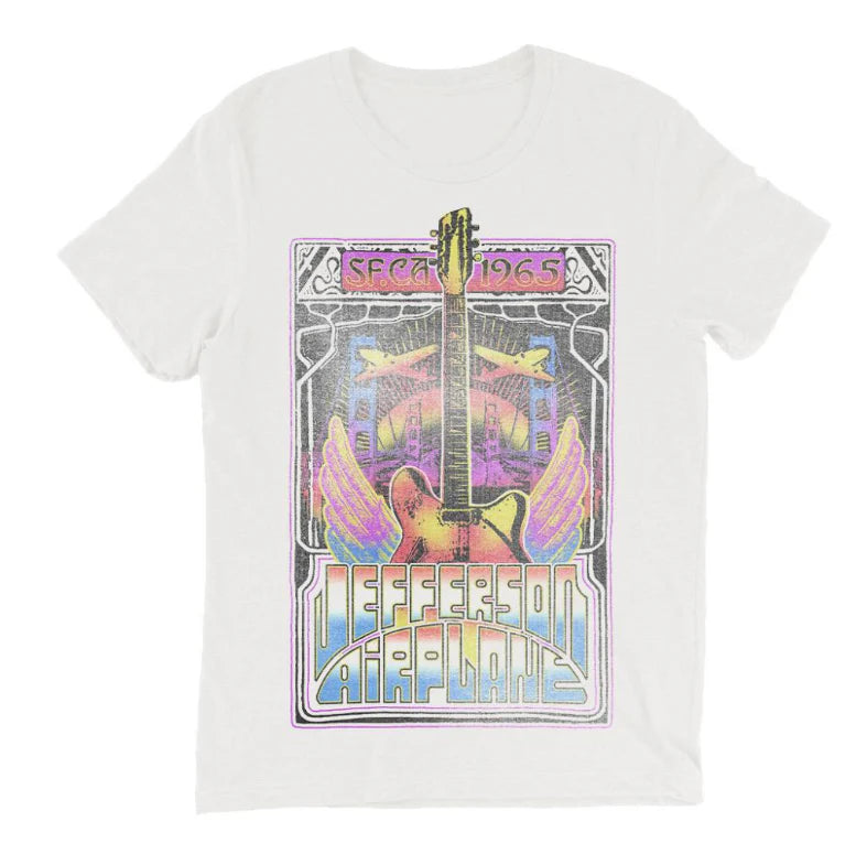 JEFFERSON AIRPLANE ( GUITAR WINGS ) T-SHIRT – Shred Merch
